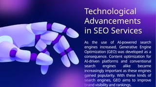 Generative Engine Optimization (GEO) The Future of SEO | PPTX