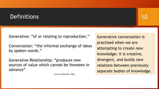 Generative Governance and Conversations | PPTX