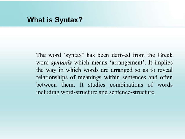 Generative grammar | PPTX