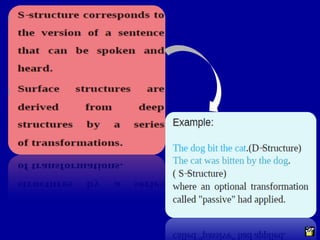 Generative grammar | PPT