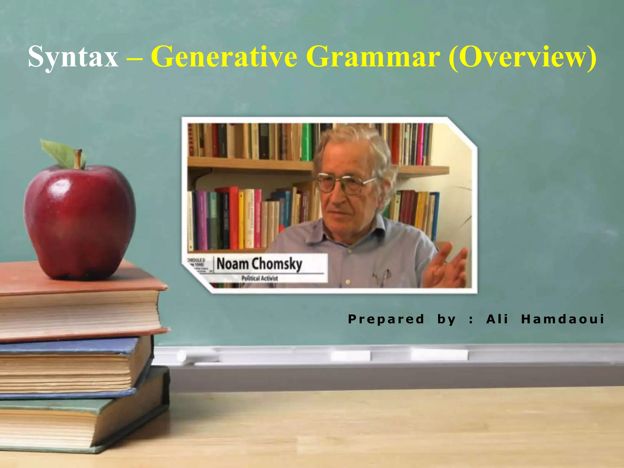 Generative grammar | PPTX