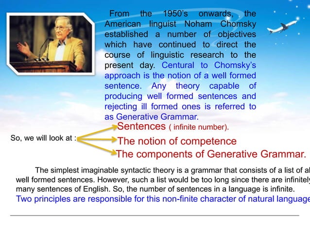 Generative grammar | PPTX | Programming Languages | Computing