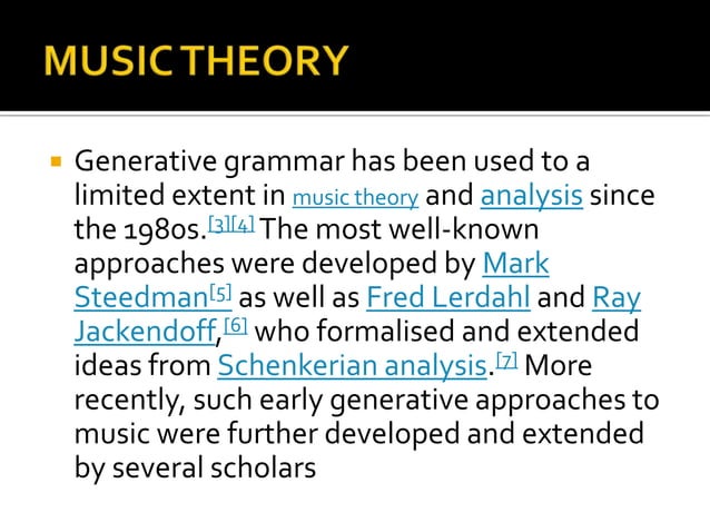 Generative grammar ppt report | PPTX | Programming Languages | Computing