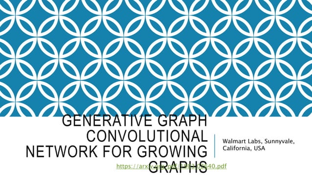 GENERATIVE GRAPH CONVOLUTIONAL NETWORK FOR GROWING GRAPHS.pptx