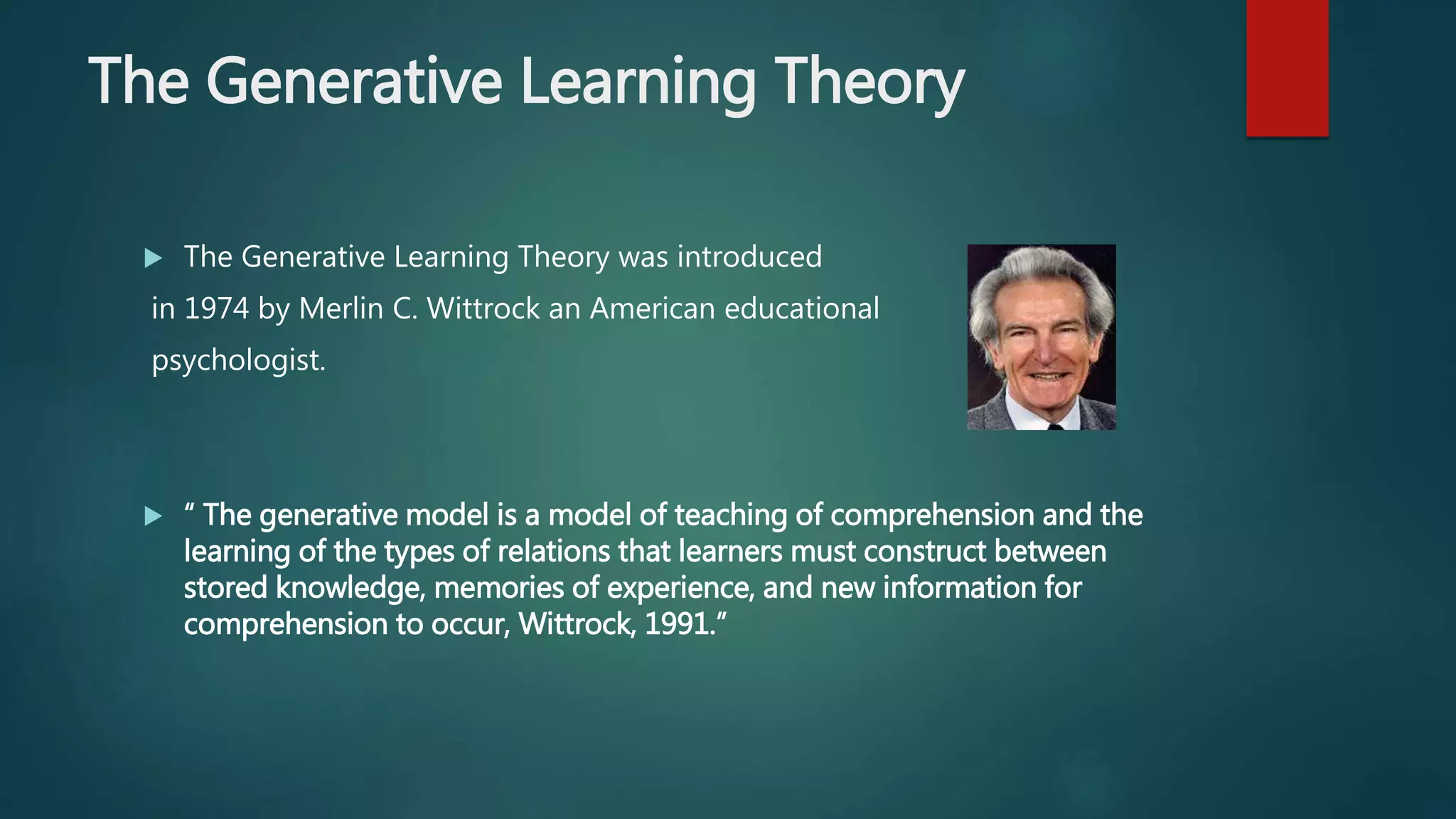 Generative learning research | PPTX