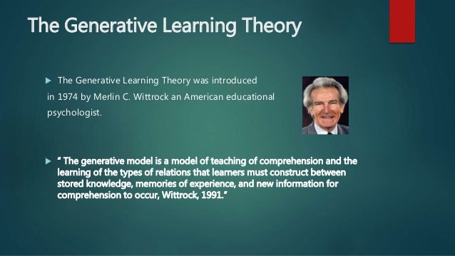 Generative learning research