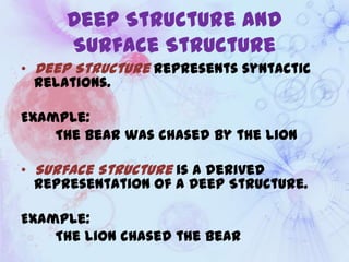 Generative linguistics | PPTX