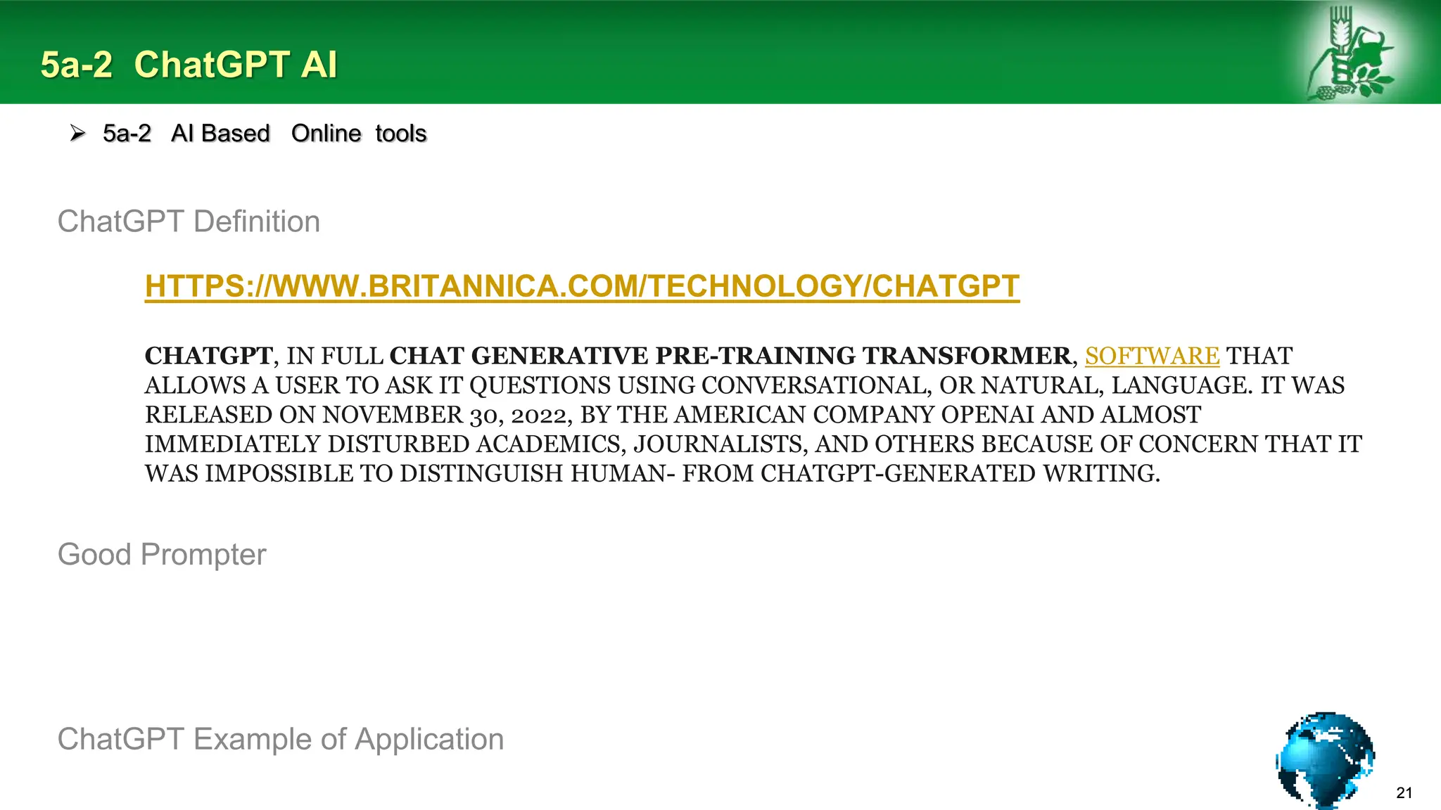 Generative Pre-Training Transformer .ppt