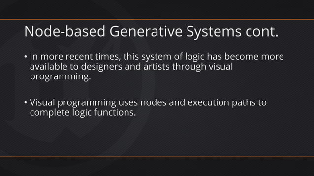 Generative systems | PPT