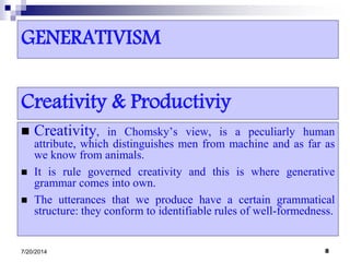 Generativism | PPTX
