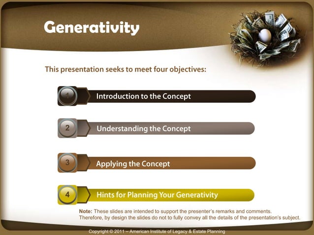 Understanding Generativity | PPT