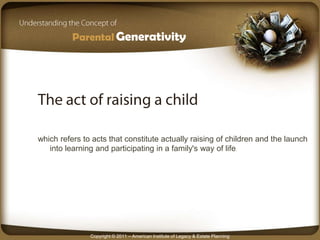 Understanding Generativity | PPTX