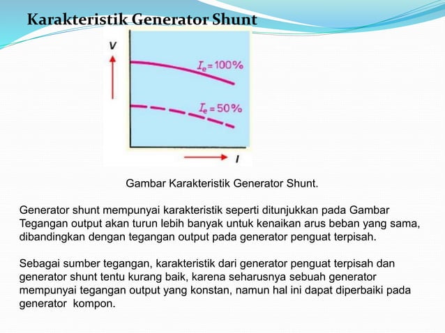 Generator arus searah (utilitas) | PPT