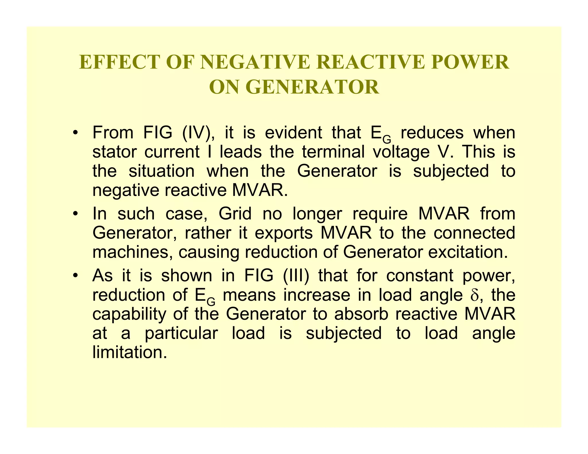 Generator capability curve | PDF
