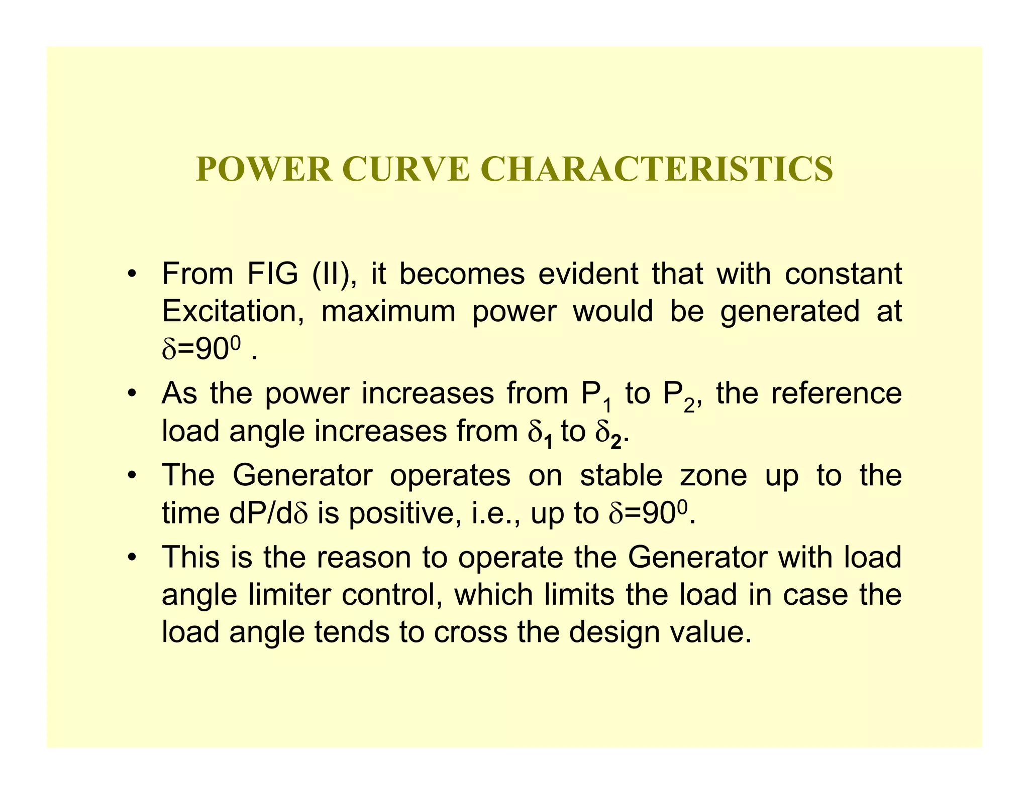 Generator capability curve | PDF