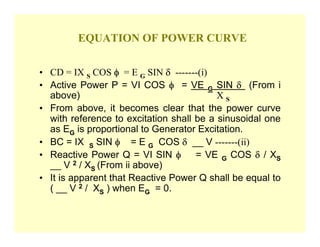 Generator capability curve | PDF