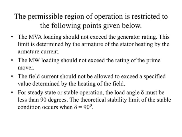 Generator Capability Curve Pptx