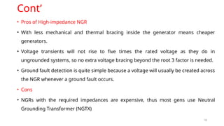 Generator Grounding Slides In Power Systems Protection.pptx