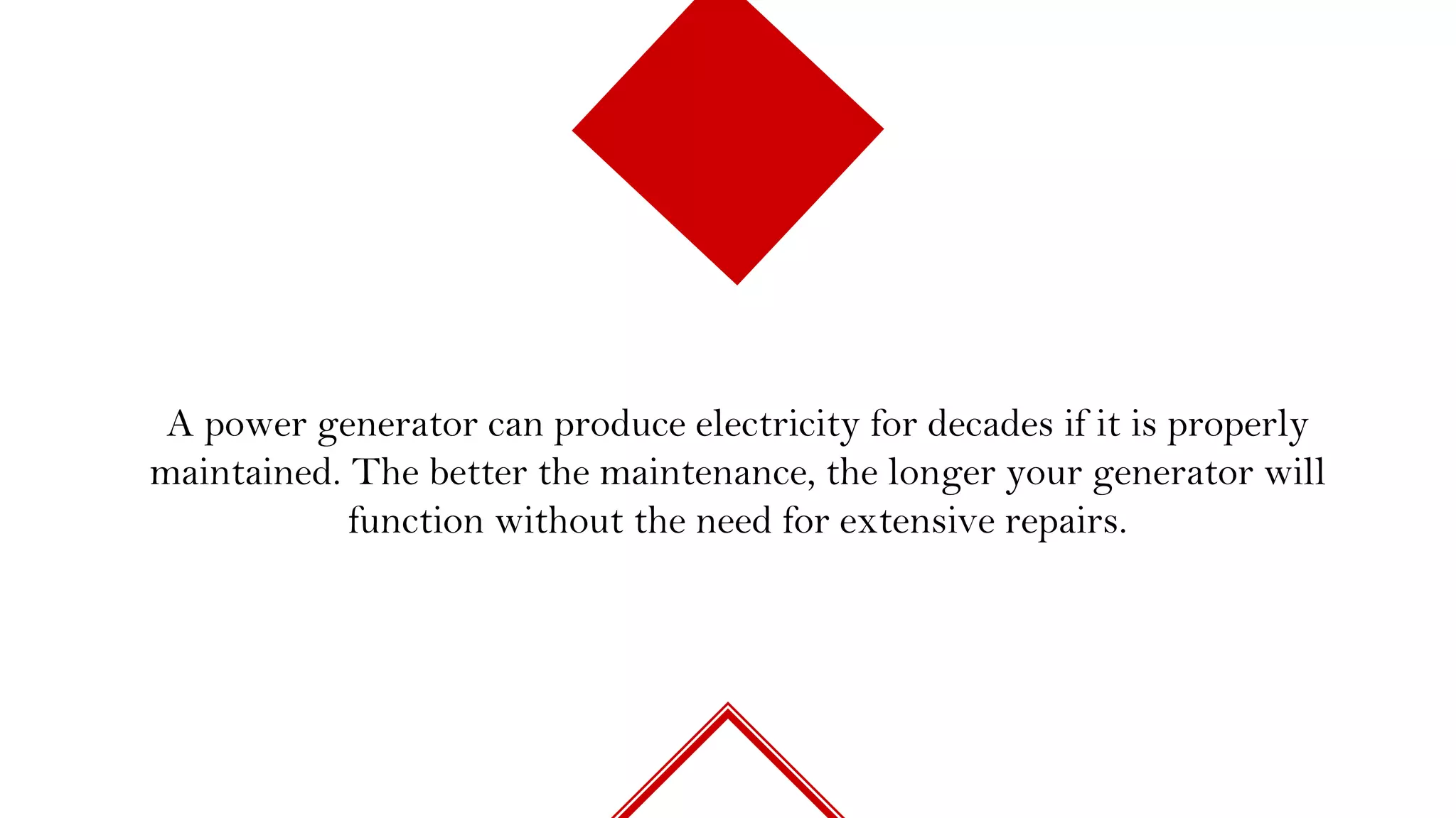 Generator Maintenance Tips | Power Systems Plus | PPTX