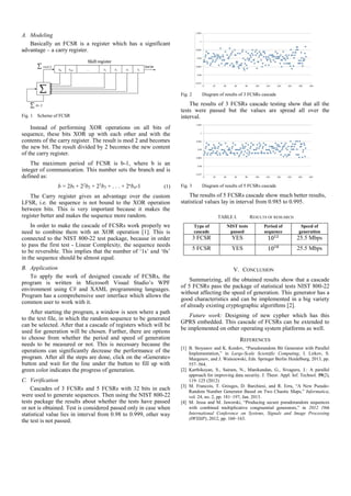 Generator of pseudorandom sequences | PDF