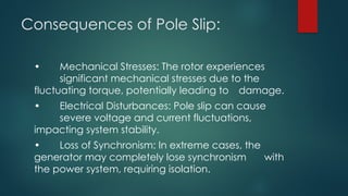 GENERATOR POLE SLIP AND OUT – OF – STEP PROTECTION.pptx