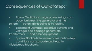 GENERATOR POLE SLIP AND OUT – OF – STEP PROTECTION.pptx