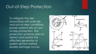 GENERATOR POLE SLIP AND OUT – OF – STEP PROTECTION.pptx