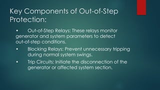 GENERATOR POLE SLIP AND OUT – OF – STEP PROTECTION.pptx