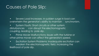 GENERATOR POLE SLIP AND OUT – OF – STEP PROTECTION.pptx