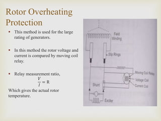 Generator protection | PPTX