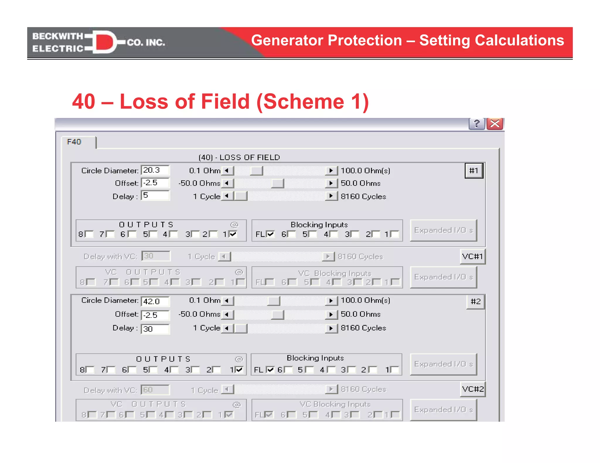 Generator protection calculations settings | PDF
