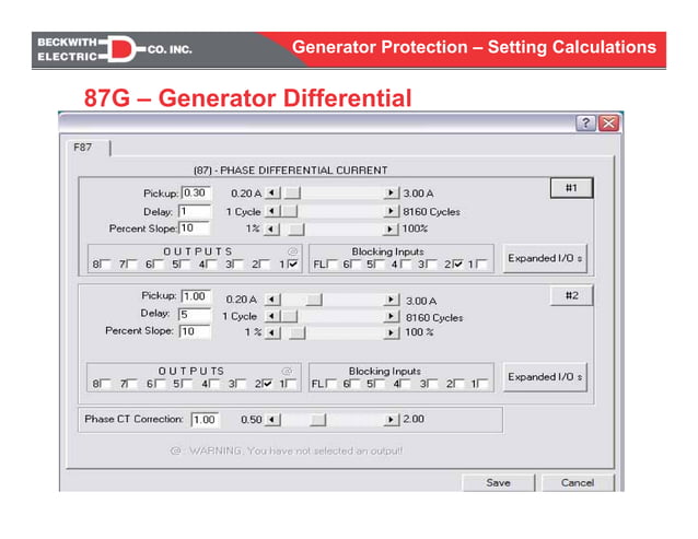 Generator protection calculations settings | PDF | Consumer Electronics ...