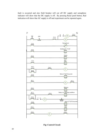 Generator rotor earth fault protection | PDF