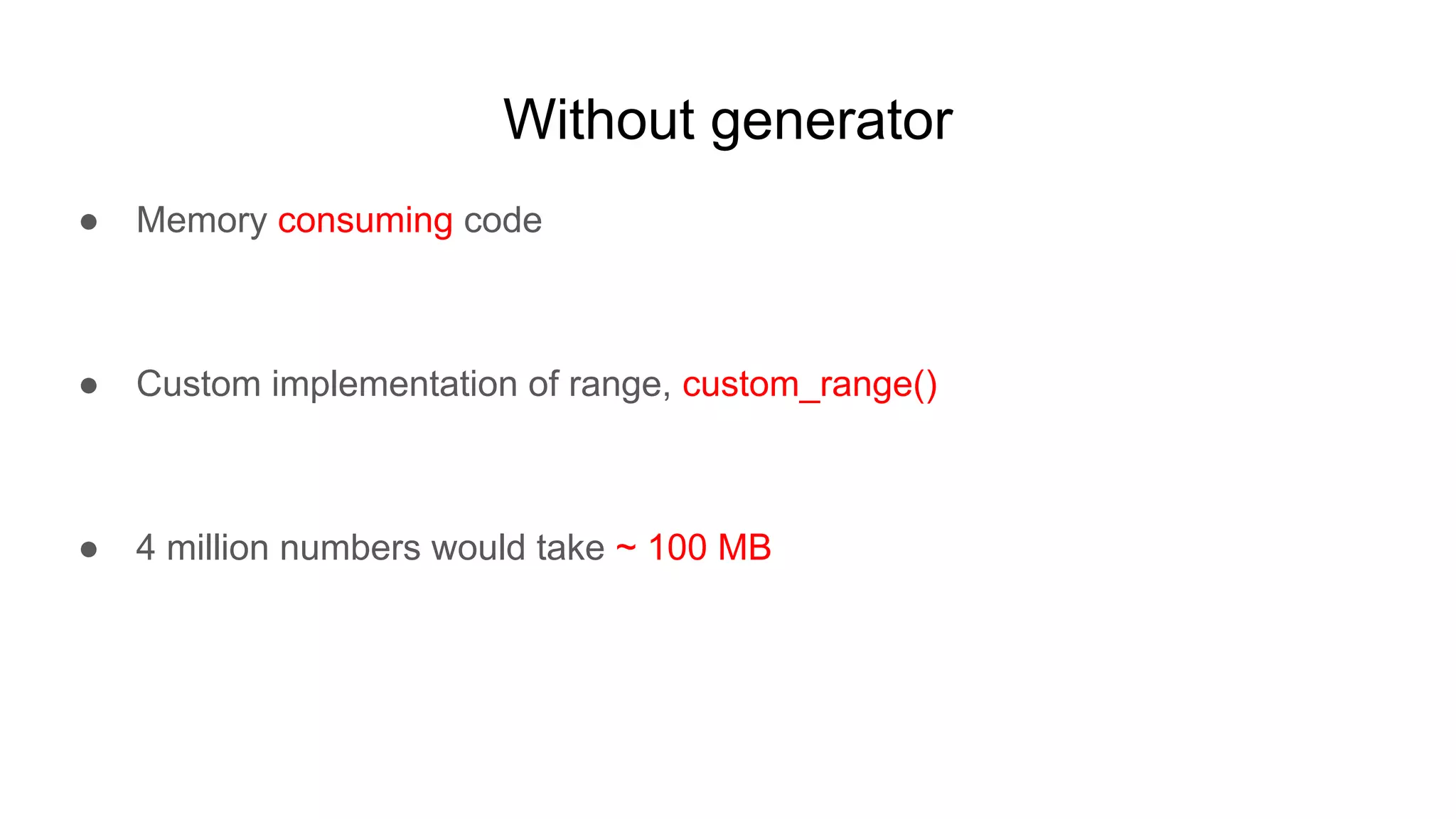 Python Generators Ppt