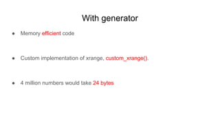 Python Generators | PPT
