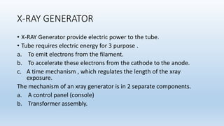 X ray generators and its type | PPTX