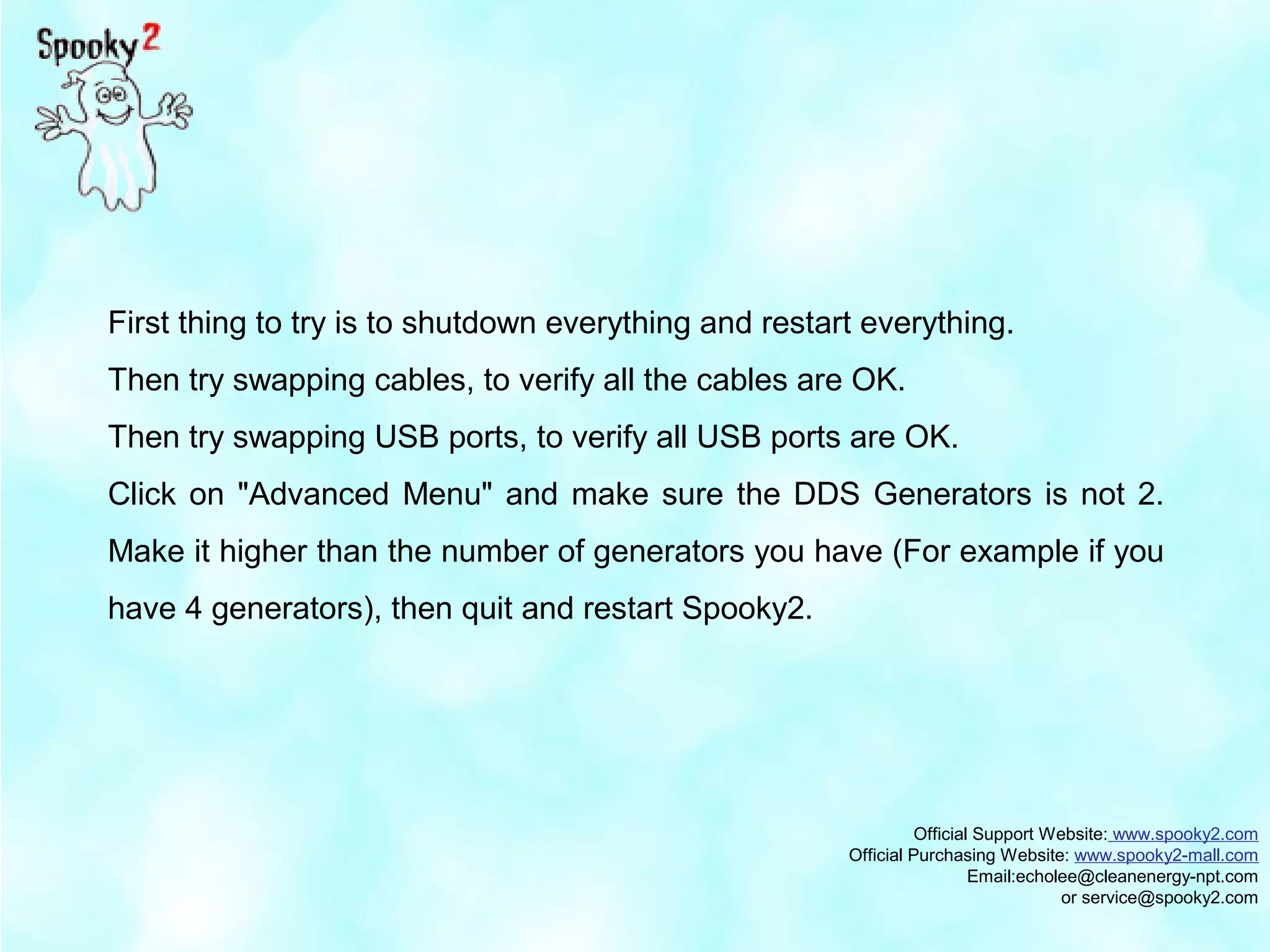 Generators Have no Communication with Software | PPT