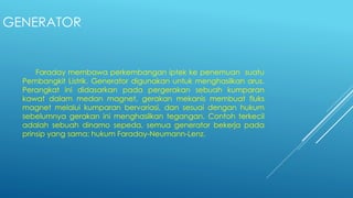 Generator & transfometer | PPTX