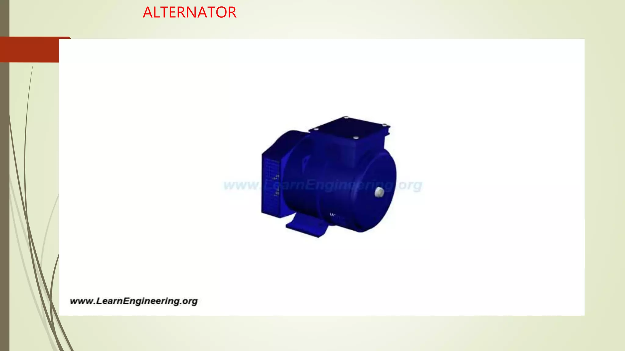 Generator vs alternator | PPTX