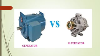Generator vs alternator | PPTX