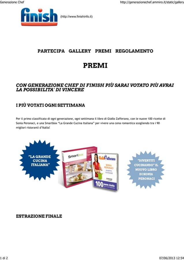 Generazione chef | PDF