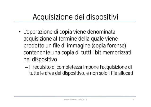 Vincenzo Calabrò - Generazione ed Analisi di una Timeline Forense | PPT