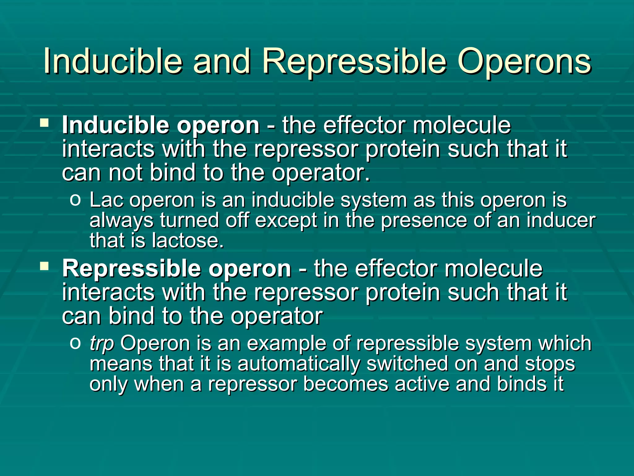 Gene regulation | PPT