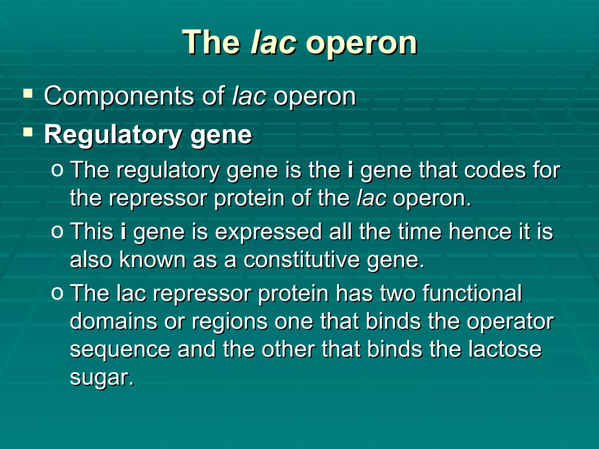 Gene regulation | PPT