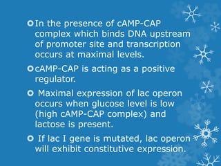 Regulation of Gene expression | PPTX