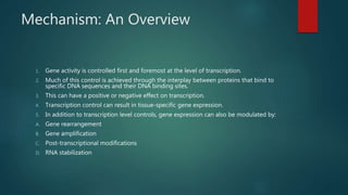 Gene regulation | PPTX