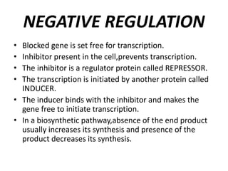 Gene regulation | PPTX
