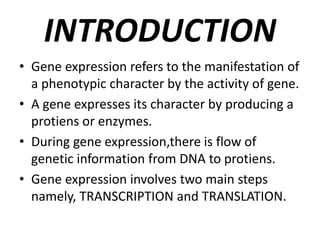 Gene regulation | PPT