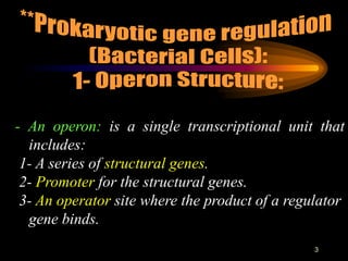 regulation of gene expression .ppt