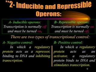 regulation of gene expression .ppt